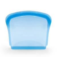 China 800 ML BPA free Reusable and Practical Silicone Food Bag for Eco-Friendly Food Storage for sale