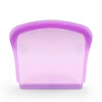 China 800 ML BPA free Reusable and Practical Silicone Food Bag for Eco-Friendly Food Storage for sale