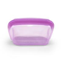 China 100% Food Grade Platinum Silicone LFGB Durability Leakproof Silicone Food Bag For Freezer Storage for sale