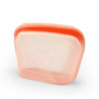 China 1300ML Original Pretty Platinum Silicone Treat Pouch Air Tight Sealing Kitchen Tools Food Storage Bag for sale
