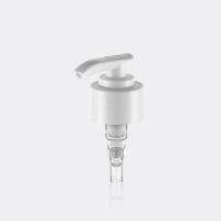 China 28/400 Closure Options Plastic Down Locking Liquid Soap Dispenser Pump 0.5±0.05ml/T Dosage for Shampoo and Hair Condition for sale