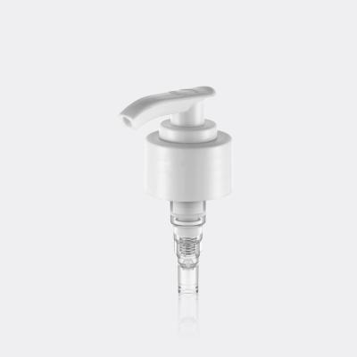 China 28/400 Closure Options Plastic Down Locking Liquid Soap Dispenser Pump 0.5±0.05ml/T Dosage for Shampoo and Hair Condition for sale
