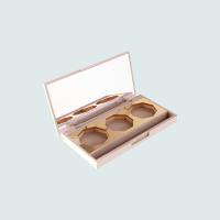 China GC706 No Magnetic Compact Solid Powder Case With Mirror for sale