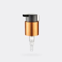 China JY507-02B 360 Rotation 20/410 Cosmetic Metal Treatment Cream Pump With Clip for sale