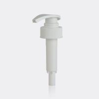 China JY335-07 Water Proof Plastic Lotion Pump Down Lock with Closure Options 33/410 Ribbed for sale