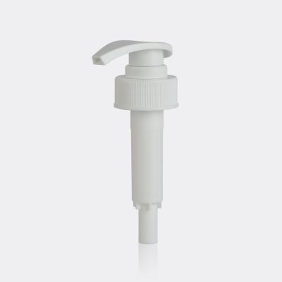 China JY335-07 Water Proof Plastic Lotion Pump Down Lock with Closure Options 33/410 Ribbed for sale