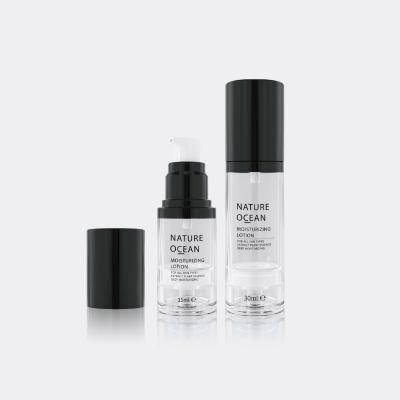China Empty Lotion Bottles With Pump Or Airless Spray Bottle For Facial Care Products GR202A(PET) for sale