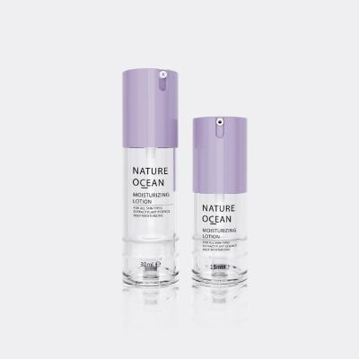 China 15ml 30ml Slide Nozzle Serum Pump Bottle ABS PET Cosmetic for sale