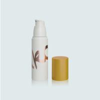 China 50ML PP Cosmetic Airless Pump Bottle with Plastic or Metal Spring for sale