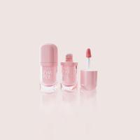 China GC311 Oval-shaped 71.6mm Height PETG Lip Stain Container Empty Lipstick Tube for sale