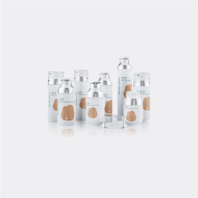 China Big Capacity 360 Degree Dispensing Airless Pump Bottles with PP/PP PCR Material for Cosmetics for sale