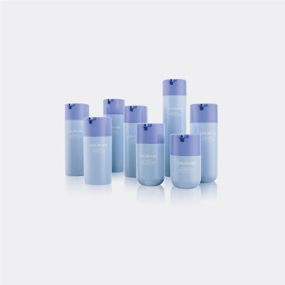 China Big Dosage Pump Cosmetic Airless Pump Bottles with 360 Degree Dispensing and PP/PCR Material for sale