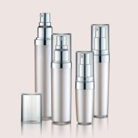 China Double Wall Looking Inner PP Empty Plastic Pump Bottles GR206A for sale
