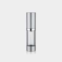 China Round Airless Lotion Pump Bottles For Personal Care , Mini Foundation Bottle GR215A/B for sale