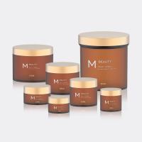 China Packaging Cream Plastic Cosmetic Jars With Lids , Empty Beauty Containers GR708A for sale