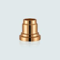China Gold And Silver Aluminum Cosmetic Parts Airless Bottle Shoulder ISO14001 for sale