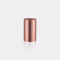 China Chemical Polishing Aluminum Cosmetic Parts Lipstick Cover Embossed Logo Printed for sale