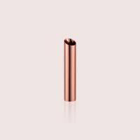 China Custom Design Aluminum Makeup Parts Middle Bundle Of Lipstick Top Materials for sale