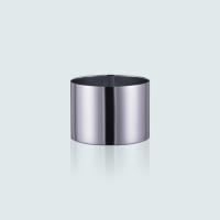 China Hot Stamping Aluminum Cosmetic Parts Mini Size Airless Bottle Outside Base for sale