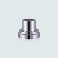 China Gold And Silver Aluminum Cosmetic Parts Airless Bottle Shoulder ISO14001 for sale