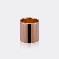 China High Gloss Bright Surface Aluminum Makeup Parts Pump Closure 24/410 28/410 for sale