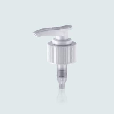 China JY308-02 Ribbed Matte Silver Lotion Dispenser With 1.2cc Small Dosage Suitable For Facial Care for sale