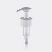 China JY302-03 Ribbed Spring Outside Plastic Lotion Pump  2.0ML Dosage for sale