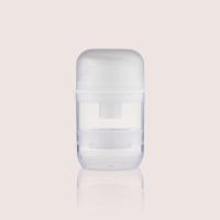 China Dosage 1.0/0.50ml Empty Lotion Bottles Facial Care Products GR611A Oval Shape for sale