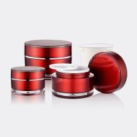 China Refillable Luxury  Plastic Cosmetic Jars For Face Eye Cream GR704A/B 15ML 30ML 50ML for sale