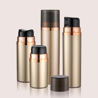 China Refillable Inner Bottle  And Clear Big Dosage Airless Pump Bottles GR601A/B/C for sale