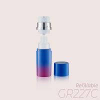 China Refillable Inner Bottle Plastic Airless Pump Bottles Cosmetic 15ML/30ML/50ML  GR227A/B/C for sale