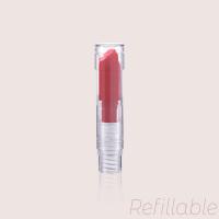 China Refillable Inner Tube And MONO PET/ PET PCR 80MM Height 20.3MM Dia Empty Lipstick GL302 for sale