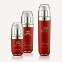 China 15/30/50ml Airless Pump Bottles Round Shape GR218B for sale