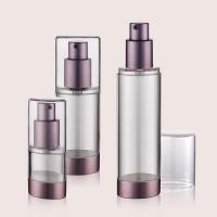 China Oval Shap Cosmetic Plastic Airless Pump Bottles  GR238A PETG Bottle for sale