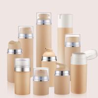 China Makeup Plastic Airless Pump Bottles Round  GR605A/C/E/H/J/K/L/M Empty Cosmetic Bottles for sale