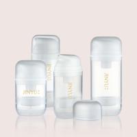 China Dosage 1.0/0.50ml Empty Lotion Bottles Facial Care Products GR611A Oval Shape for sale