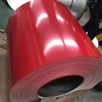 China PPGI Galvanized Steel Coil Prepainted Color Coated Steel Coil Thickness 0.12-1.2mm Width 600-1250mm RAL Color For Roofing for sale