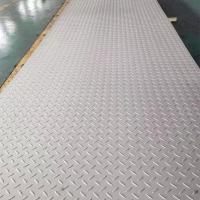 China Galvanized Stainless Steel Checkered Sheet ASTM A36 Q235b Steel SS400 5mm Anti Slip for sale