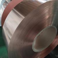 China 50x5mm Copper Metal Roll H62 H65 H68 Copper Sheet Roll 0.16mm 0.18mm for sale