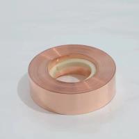 China 50x5mm Copper Metal Roll H62 H65 H68 Copper Sheet Roll 0.16mm 0.18mm for sale