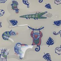 China 165 GSM Water-Activated Color Changing Fabric - 92% Polyester 8% Spandex Elastic Waterproof Printed Material for sale