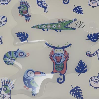 China 165 GSM Water-Activated Color Changing Fabric - 92% Polyester 8% Spandex Elastic Waterproof Printed Material for sale