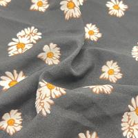 China 100% Polyester 50D 68D Composite Silk Linen Printed Dress Fabric - Soft Textile Material for sale