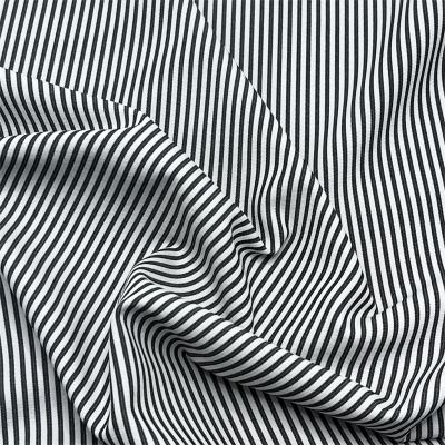 China 205gsm Cationic 0.2 Feather Arrow Stripe Four-Sided Elastic Fabric for Women's Clothing for sale