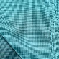 China 100D 140gsm Cationic Small Grid Four-Sided Elastic Fabric for Beach Pants and Windbreakers for sale