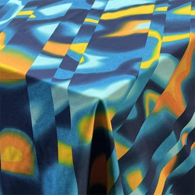 China 100D 145gsm Four-Sided Stretch Digital Printed Fabric for Beach Pants - 90% Polyester 10% Spandex for sale