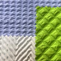 China 100% Polyester Bubble Crepe Fabric with 300 Flower Patterns for Windbreaker Suits and Outdoor Jackets for sale