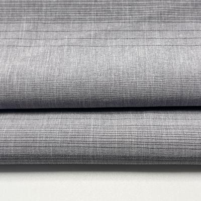 China Black Silk Cationic Four-Way Stretch Fabric 148gsm for Windbreaker Pants and Beachwear for sale