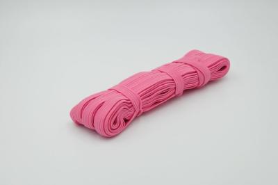 China Garment Accessory 3mm 5mm 6mm Flat Braided Elastic Cord For Ear Loop Cord for sale