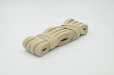 China White Knitted Rubber Band Braided Elastic Cord OEKO-Tex for sale